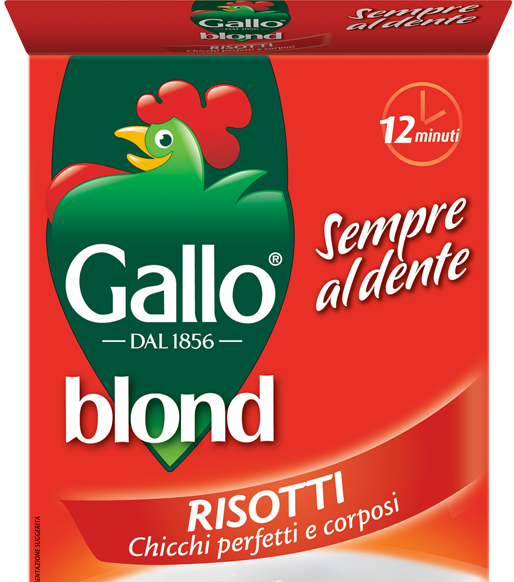Riso Gallo, dal campo alla tavola La varietà Blond per risotti sempre al dente