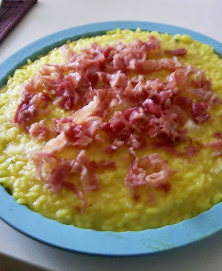 Risotto Zafferano e Pancetta - Riso Gallo