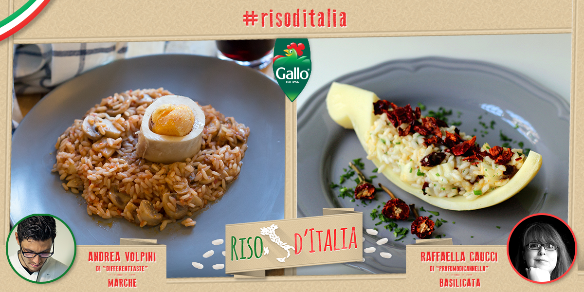 Risotto ai funghi "Rossini"- Riso Gallo