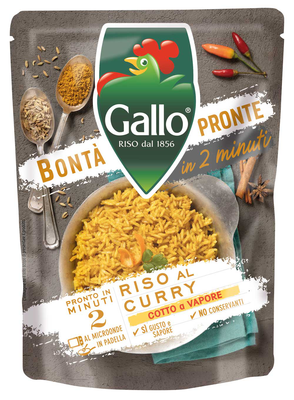 RISO AL CURRY - Riso Gallo