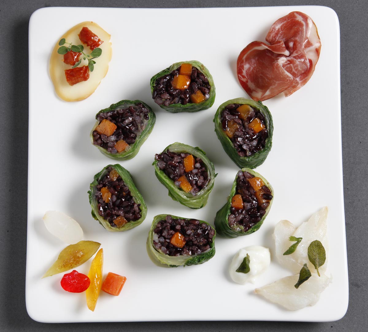 Sushi Roll di Riso Nero in triade di sapori - Riso Gallo